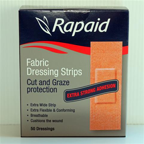Rapaid Fabric Bandaid Pkt 50 - OnSafe
